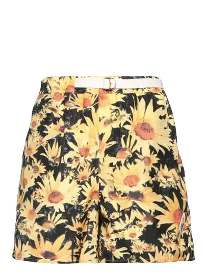 JIL SANDER Floral Print Shorts - Yellow