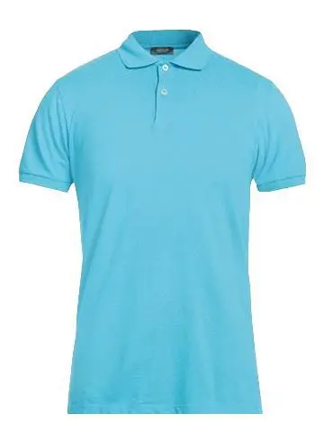 Rossopuro Polo Shirt Size Cotton, Elastane - Blue