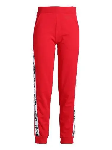 Moschino Track Pants With Brand Logo - Red