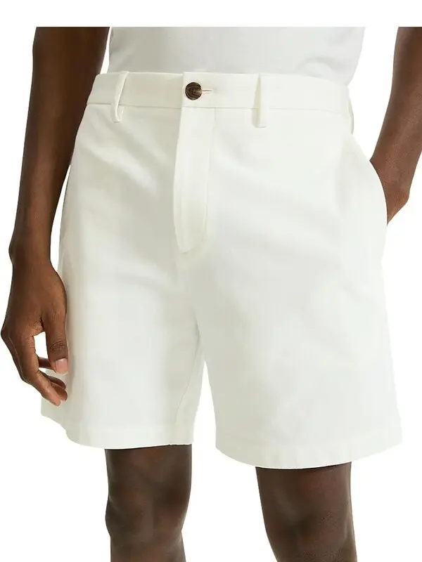 Theory Zaine 7" Eco Bistretch Shorts - White