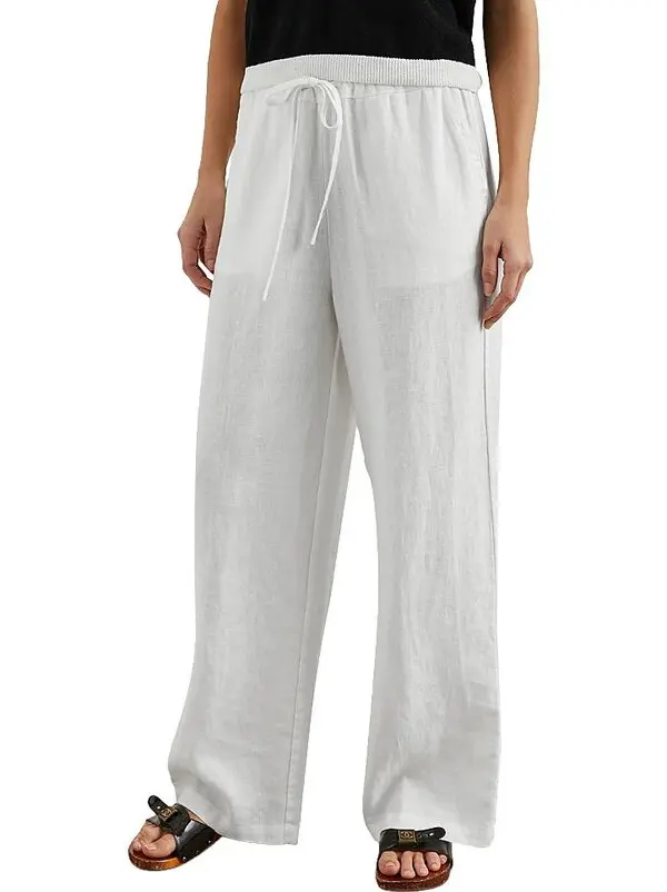Rails Emmie Linen Pants - White
