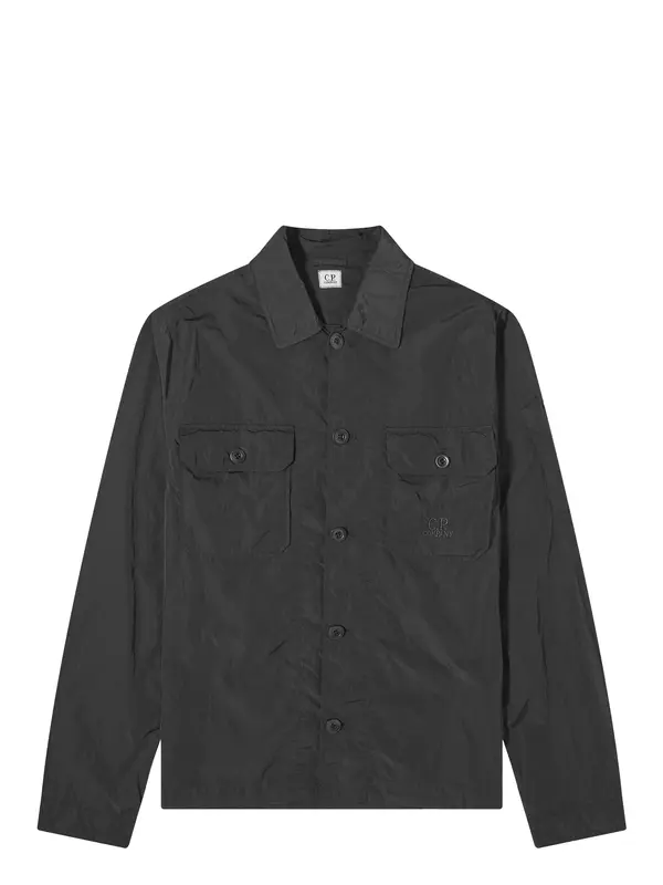 C.P. COMPANY Chrome-r Pocket Overshirt - Black