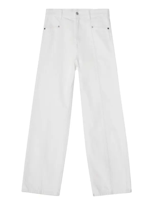 HOUSE OF DAGMAR Loose Fit Denim - White