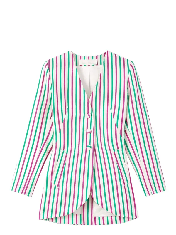 DESTREE Bridget Striped Blazer - Pink