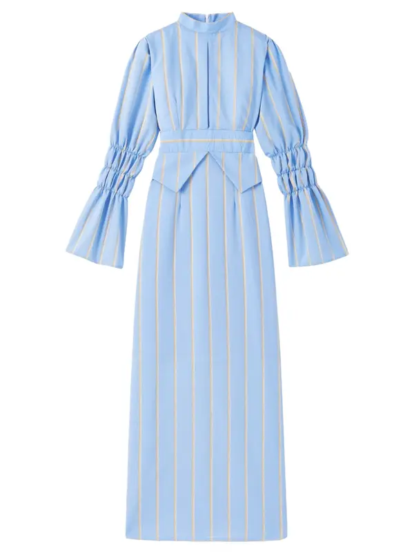 DESTREE Keith Striped Maxi Dress - Blue