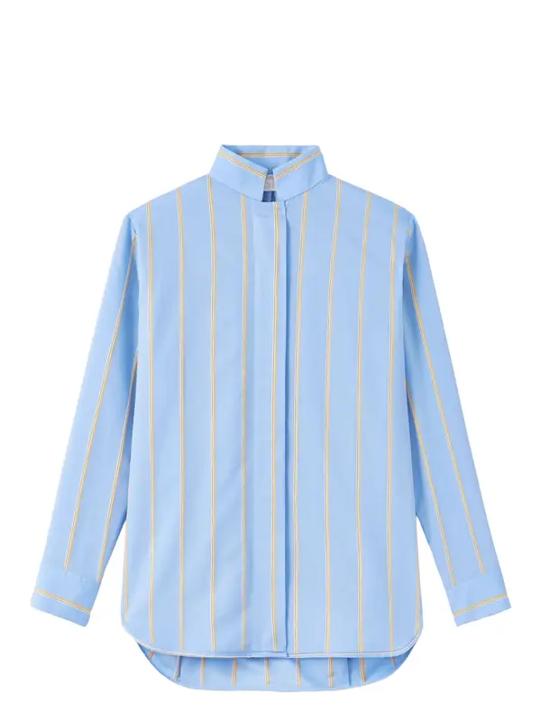 DESTREE Robert Striped Blouse - Blue