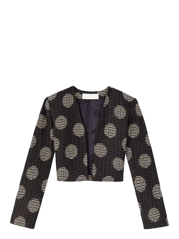 DESTREE Helmut Printed Blazer - Black