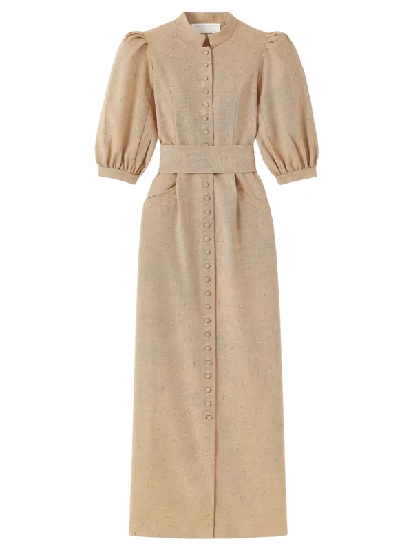 DESTREE Amoako Midi Dress - Neutrals