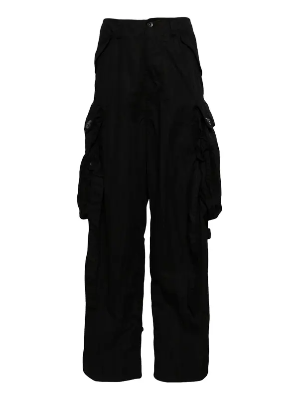 JULIUS Cargo Trousers - Black