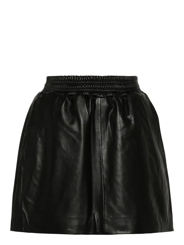 ARMA Mare Leather Skirt - Black