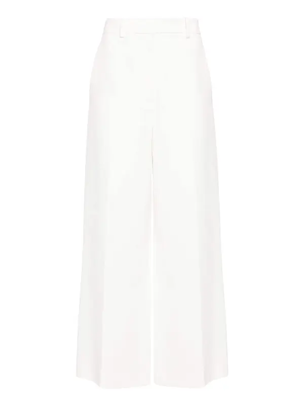 Khaite Bacall Straight Trousers - White