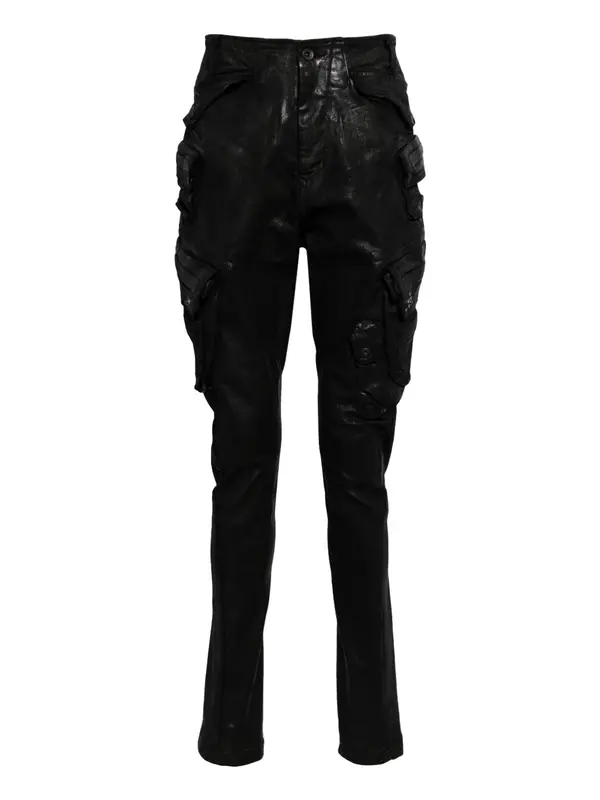 JULIUS Drop-crotch Trousers - Black