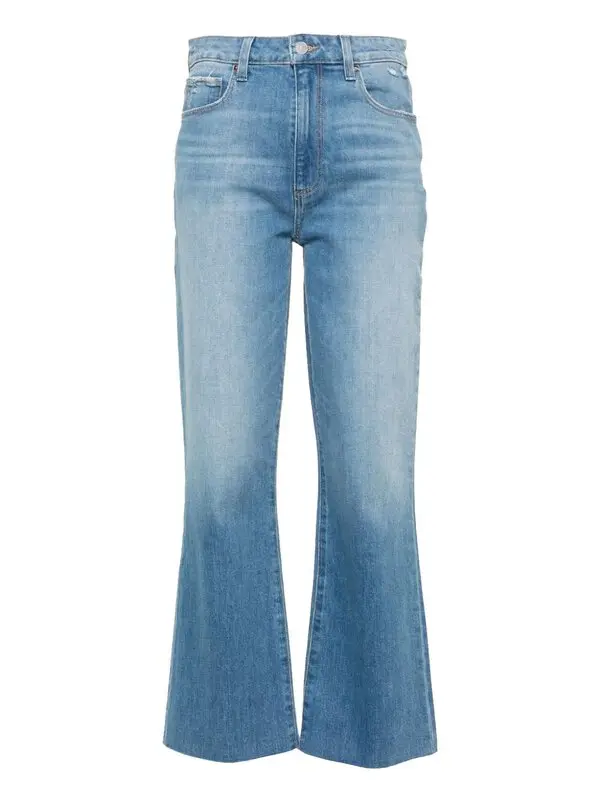 Paige Courtney High-rise Flared Jeans - Blue