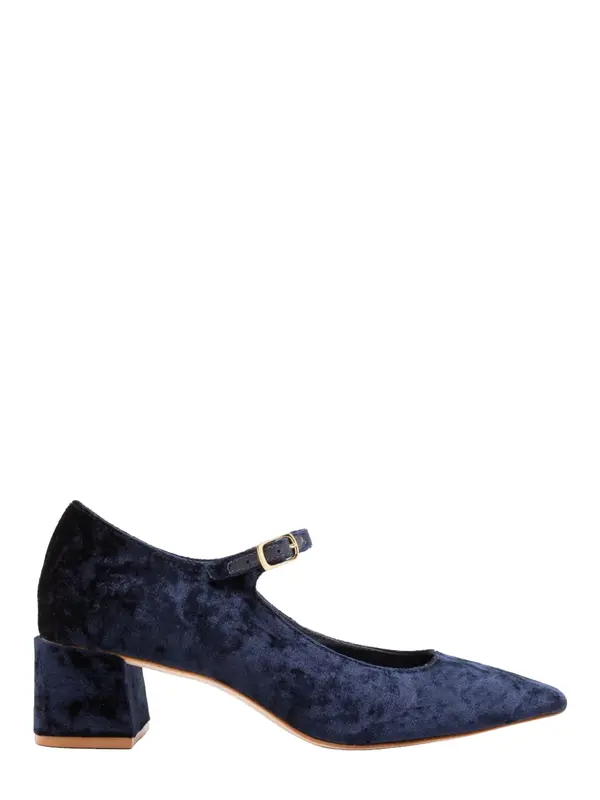 STUDIO CHOFAKIAN Velvet Pumps - Blue