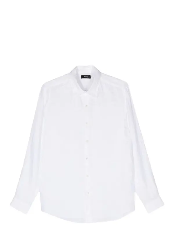 Theory Irving Linen Shirt - White