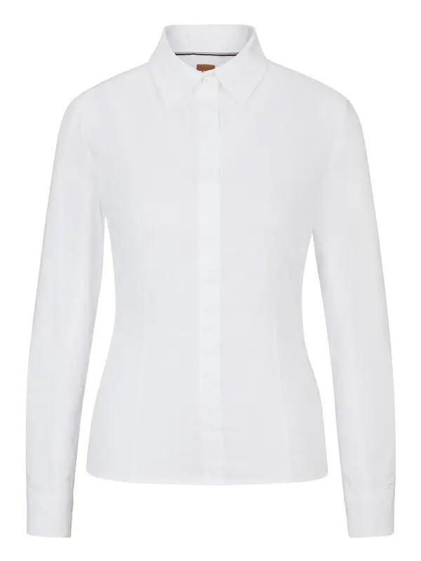 BOSS Long-sleeve Shirt - White