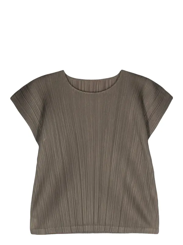 Issey Miyake Monthly Colors: March Pleated Top - Green