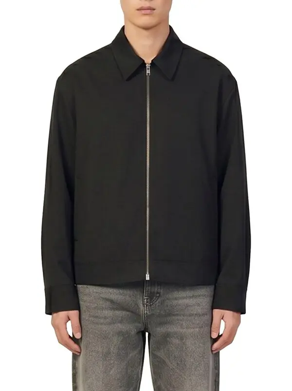 GOLDEN GOOSE Zip-up Jacket - Black