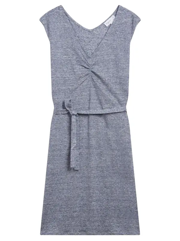 AGNÈS B. Carlo Linen Minidress - Blue
