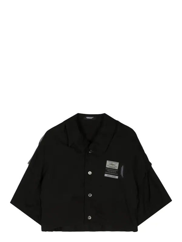 UNDERCOVERISM Name-tag Button-up Shirt - Black