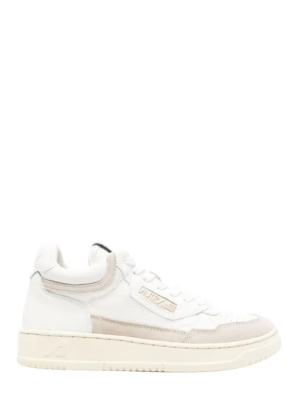 AUTRY Open Mid-top Sneakers - White
