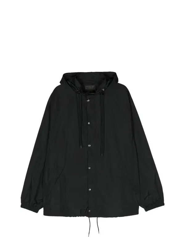 Balenciaga Hooded Lightweight Jacket - Black