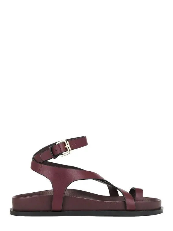 A.emery Jalen Slim Sandals - Merlot