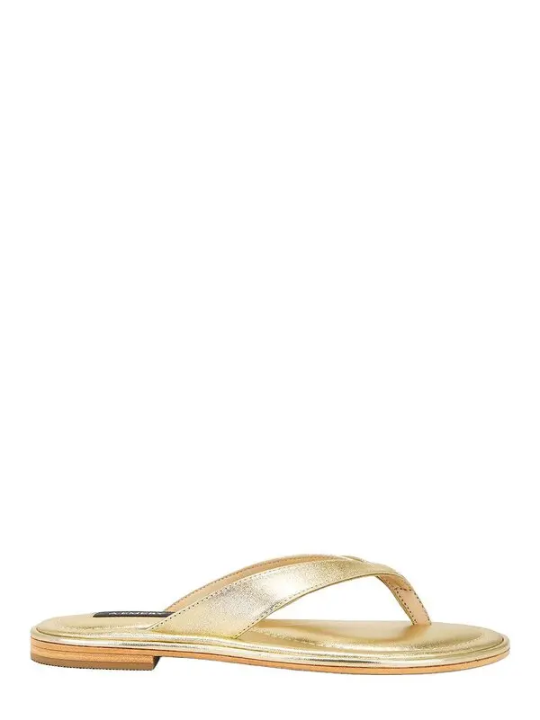 A.emery Morgan Metallic Sandals - Gold