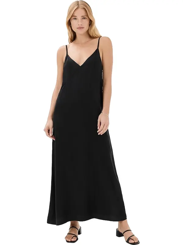 Jenni Kayne Rio Slip Dress - Black