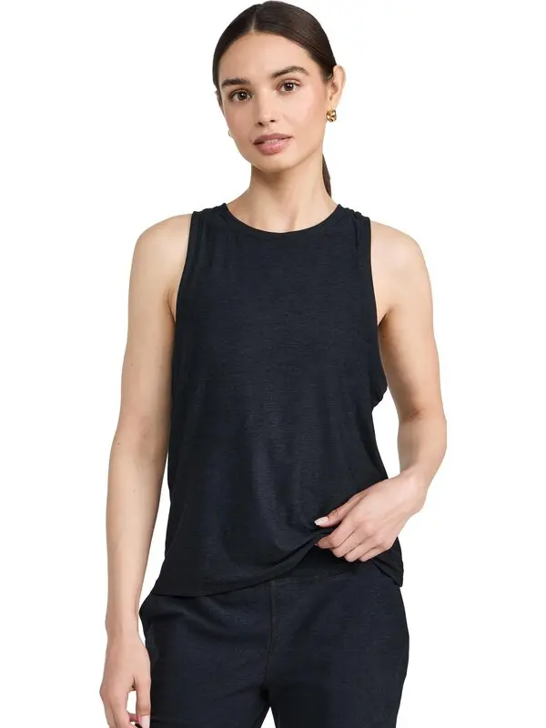 Beyond Yoga Featherweight Rebalance Tank - Darkest Night