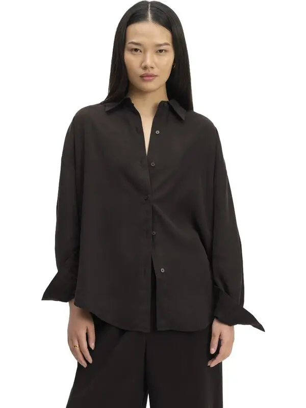 Everlane Oversized Shirt - Black