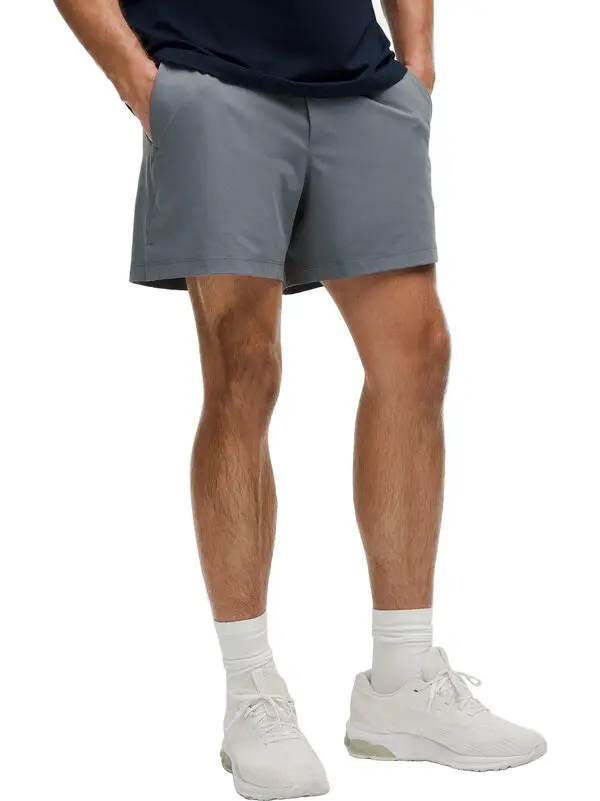 Lululemon Zeroed In Linerless Short 5 - Grey Oasis