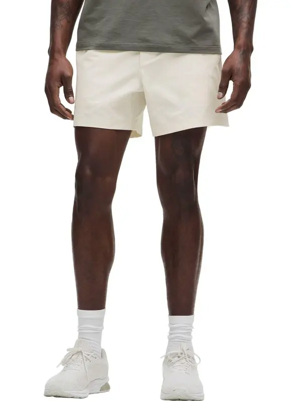 Lululemon Zeroed In Linerless Short 5 - Light Ivory