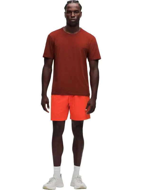 Lululemon Zeroed In Linerless Short 7 - Cherry Ember