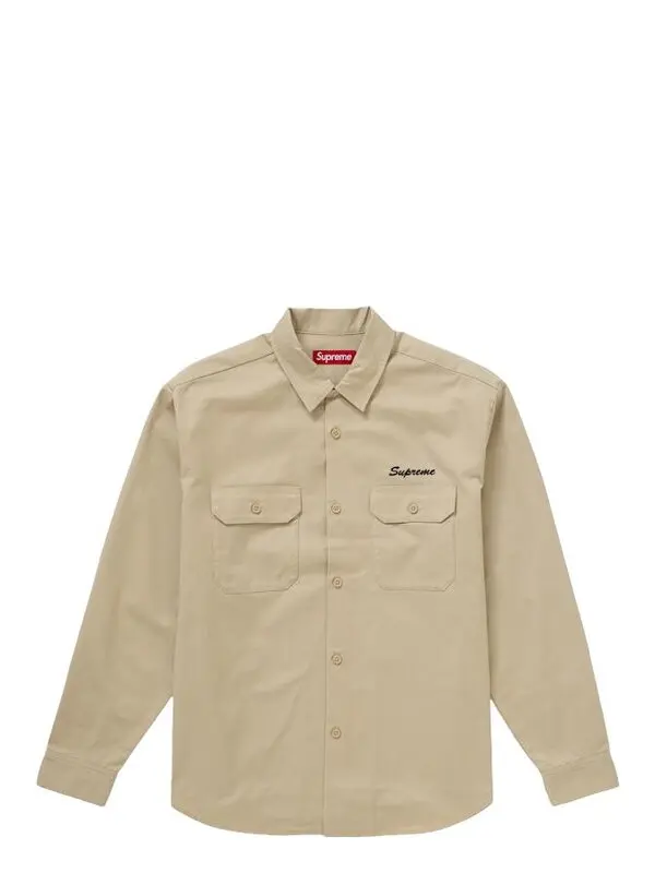 Supreme Our Lady Work Shirt - Khaki