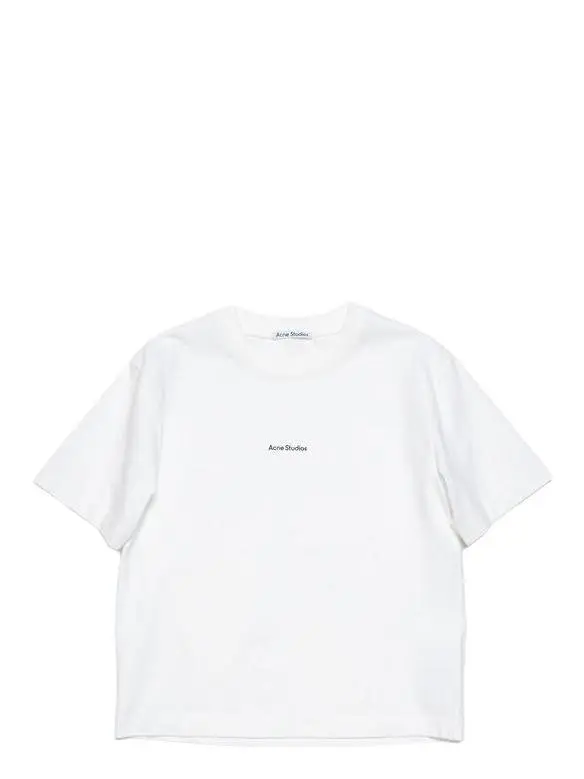 Acne Studios Logo T-shirt - Optic White