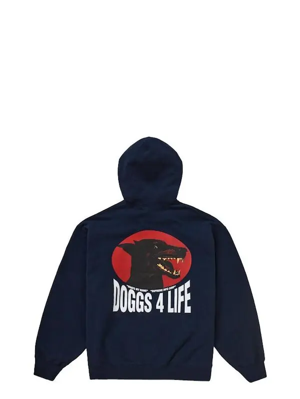 Supreme Doggs Hooded Sweatshirt - Navy Blue