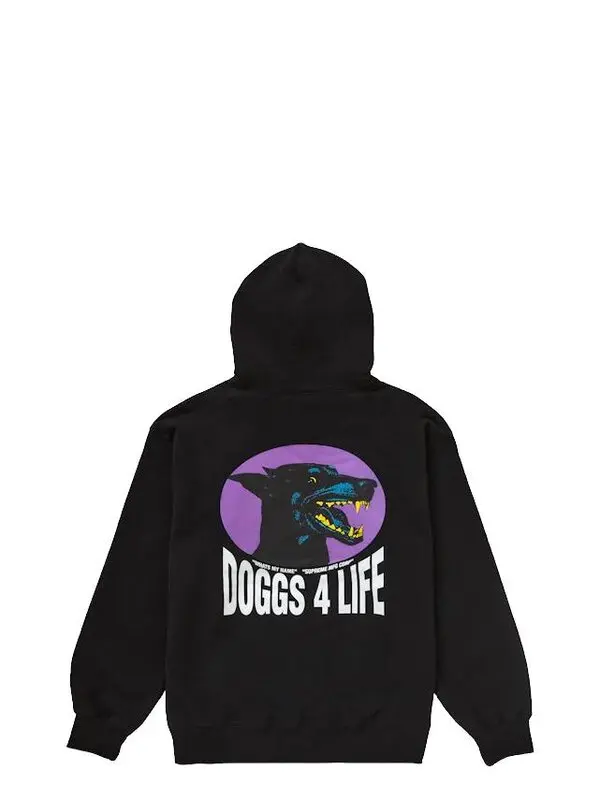 Supreme Doggs Hooded Sweatshirt - Black