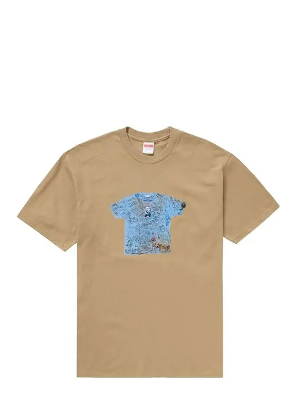 Supreme 30th Anniversary First T-shirt - Khaki