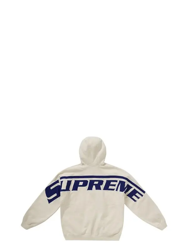 Supreme Wrapped Half Zip Hooded Sweatshirt - Stone