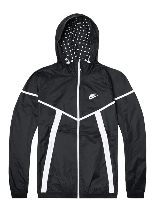 Nike Tech Windrunner Jacket - Black/white