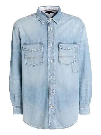 Tommy Hilfiger Denim Shirt Size Cotton - Blue