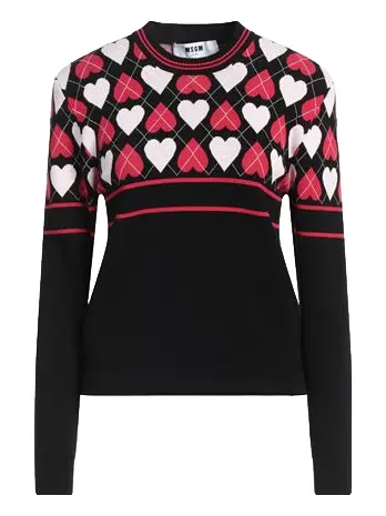 MSGM Crewneck Sweater - Black