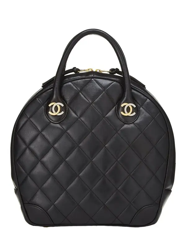 Chanel Paris Limited Edition Bowler Bag - Black