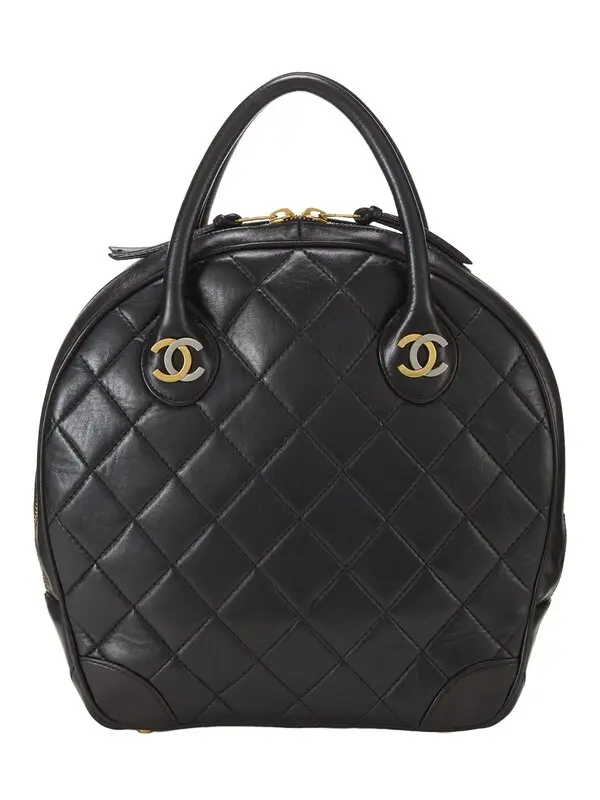Chanel Paris Limited Edition Bowler Bag - Black