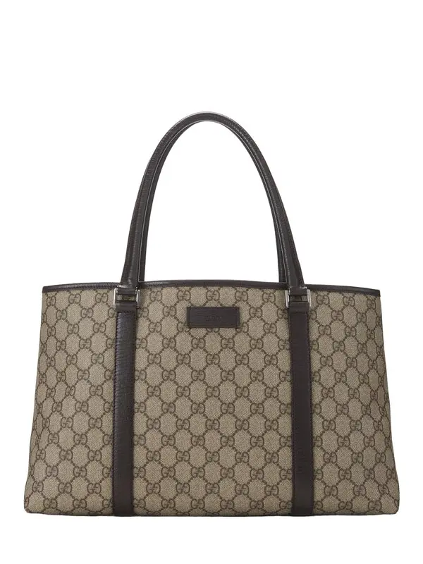 Gucci Original Gg Supreme Canvas Tote Bag - Brown