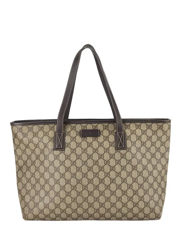 Gucci Original Gg Supreme Canvas Tote Bag - Brown
