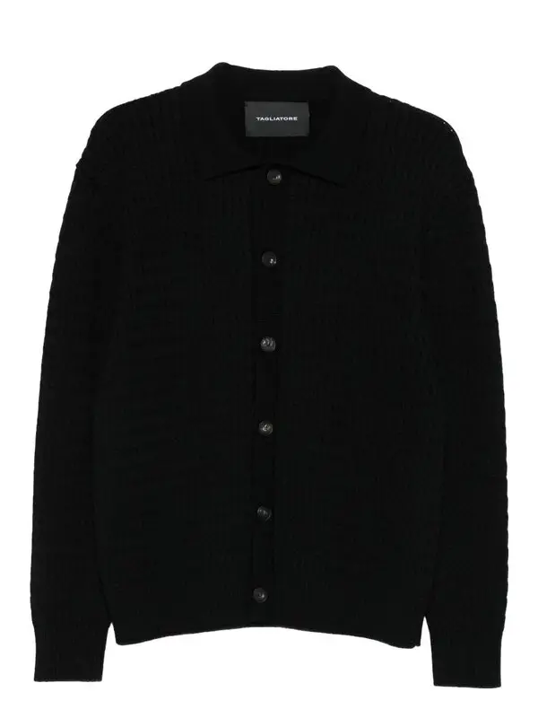 Tagliatore Cardigan - Black