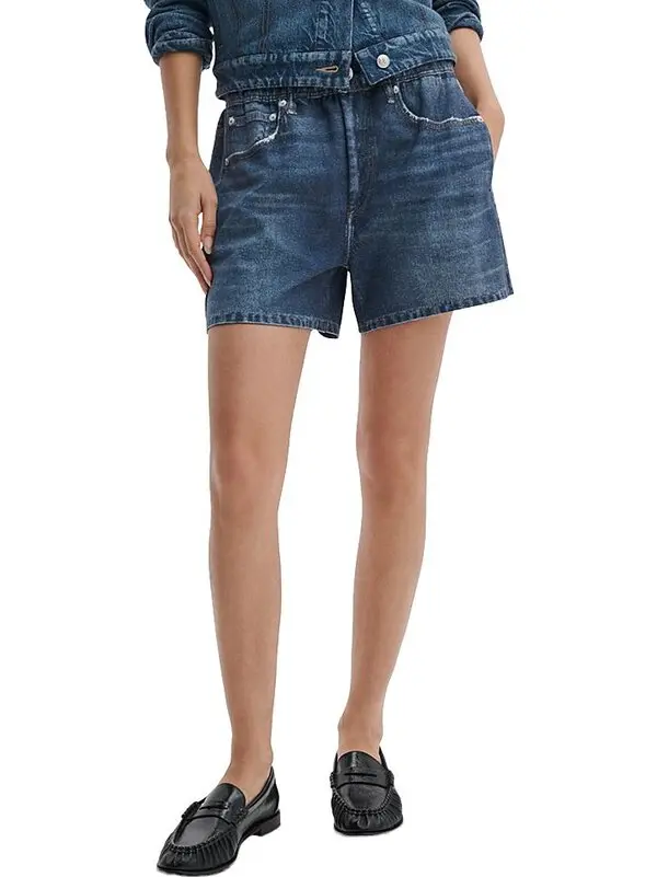 Rag & Bone Miramar Walking Cotton Terry Sweatpant Jean Shorts - Scott