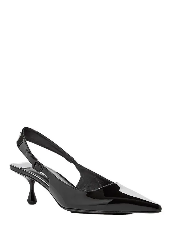 JIMMY CHOO Amel 50 Slingback Pumps - Black
